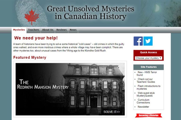 Great Unsolved Mysteries in Canadian History – Journal Canadian History ...